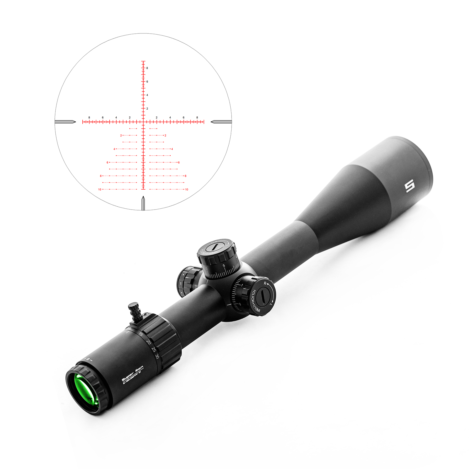 Super Man 5-30x56 FFP IR Rifle Scopes - Hawkeye Optics
